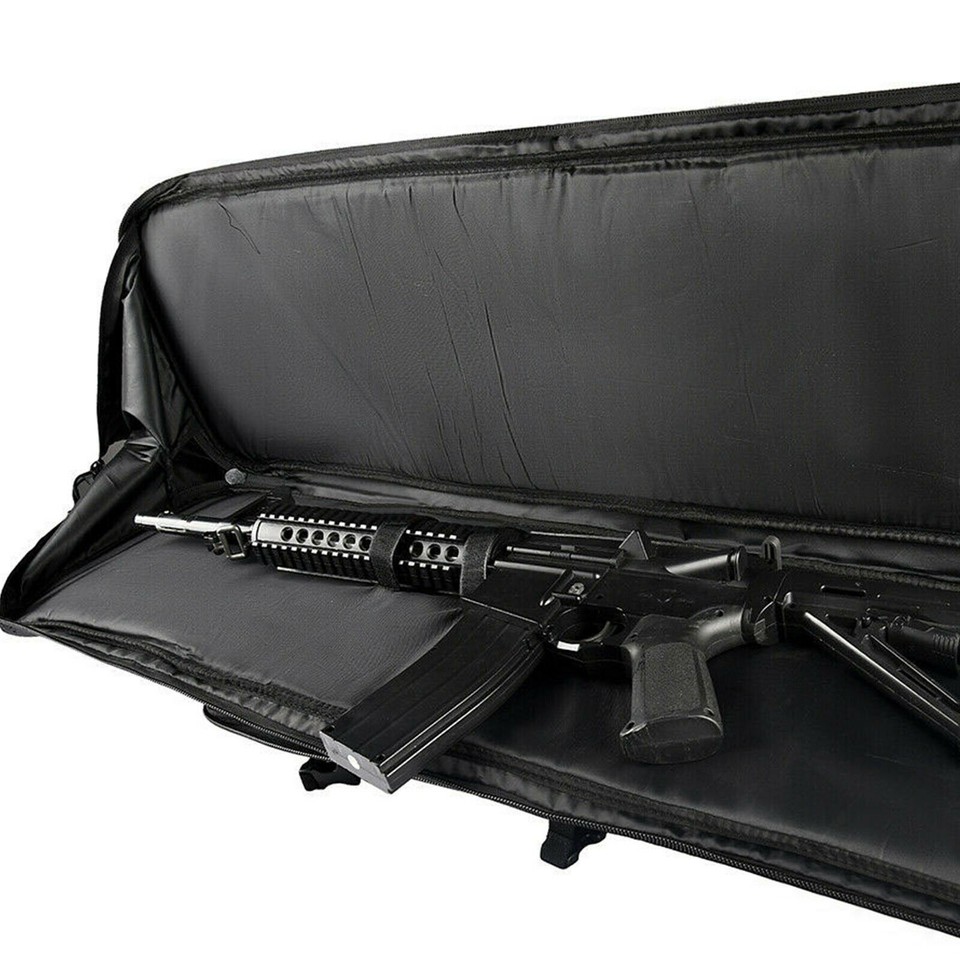 Waterproof Tactical Carbine Rifle Bag Soft Case 39" 47" Hunting Shotgun ...