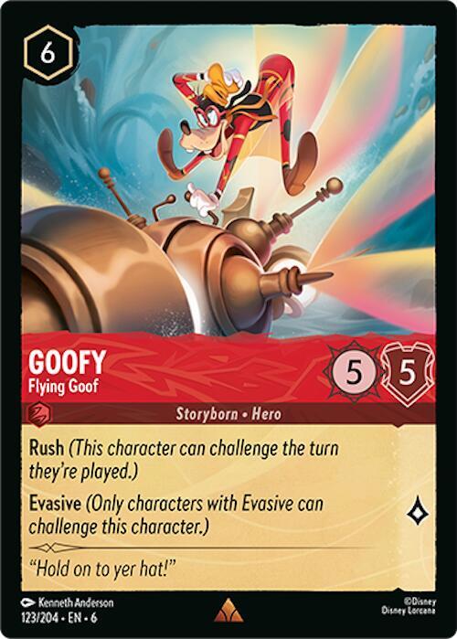 Goofy - Flying Goof 123/204 Azurite Sea Cold Foil for sale online | eBay