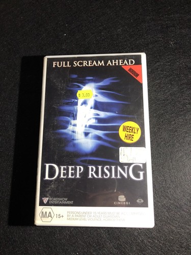 Deep Rising VHS Ex rental Video BIG BOX | eBay Australia
