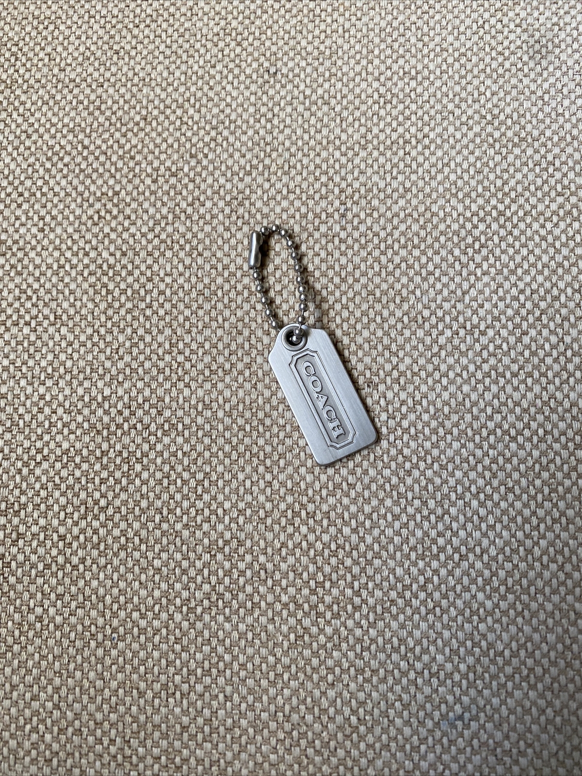 COACH Silver Metal Replacement Hangtag Charm Silver T… - Gem