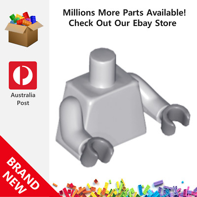 Genuine LEGO™ Light Grey Torso Plain / Light Bluish Gray 973 4292298 ...