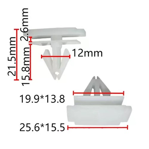 10car Fender Flare Wheel Well Molding Retainer Clips for GMC Acadia ...