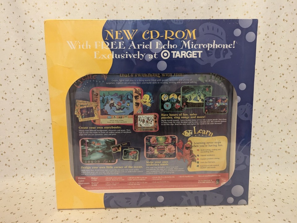Disney's Story Studio: Ariel (Windows PC/Mac, 1997) Little Mermaid ...