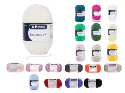 Patons Smoothie DK Double Knit Wool 100g - Knitting Yarn - All Colours ...