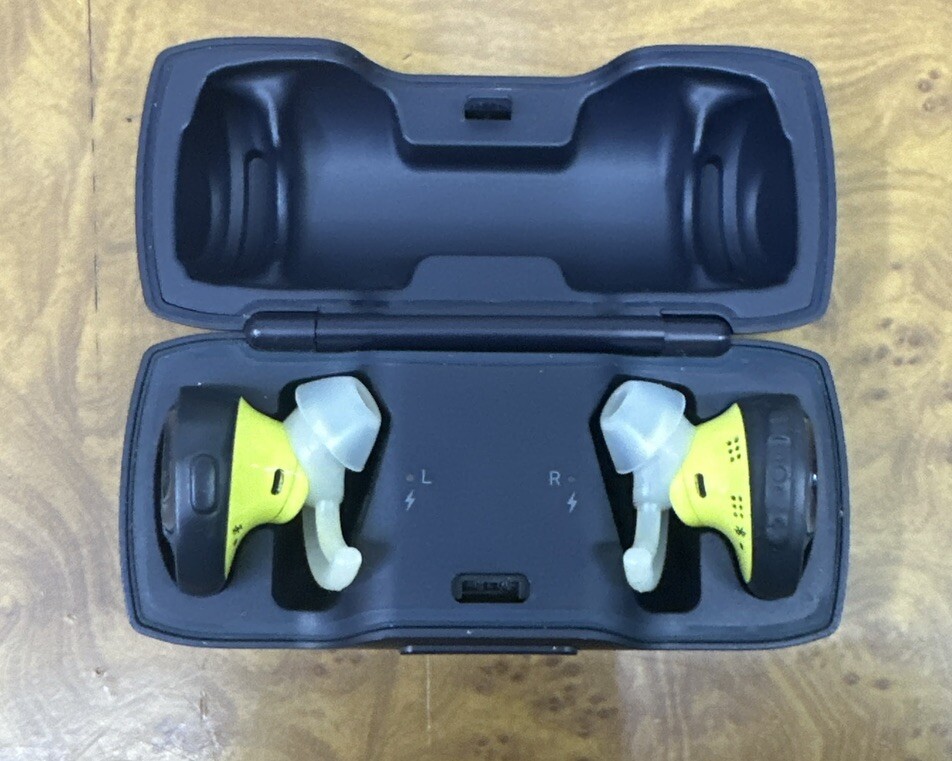 Bose SoundSport Free In Ear Wireless Headphones True Buds - Neon Yellow ...