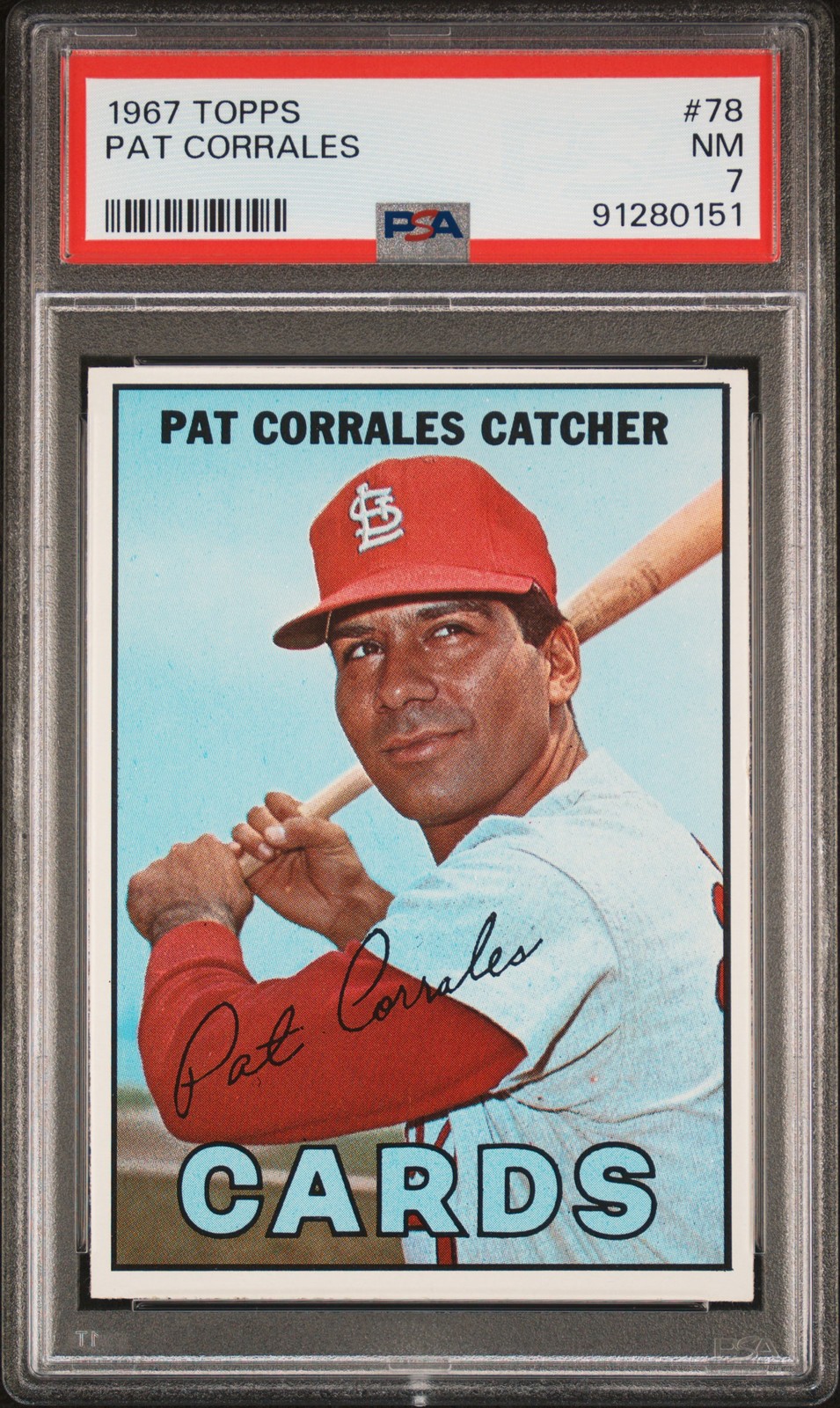 1967 TOPPS #78 PAT CORRALES PSA 7 | eBay