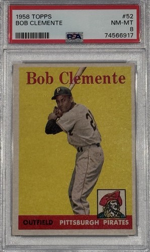 1958 Topps - Roberto Clemente #52 PSA 8 | eBay