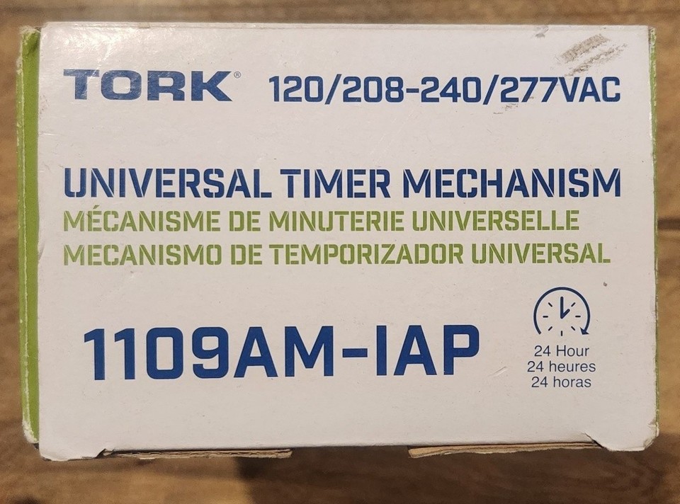 Tork 1109AM-IAP 24Hr Universal Replacement Timer Mechanism Only 120/208 ...