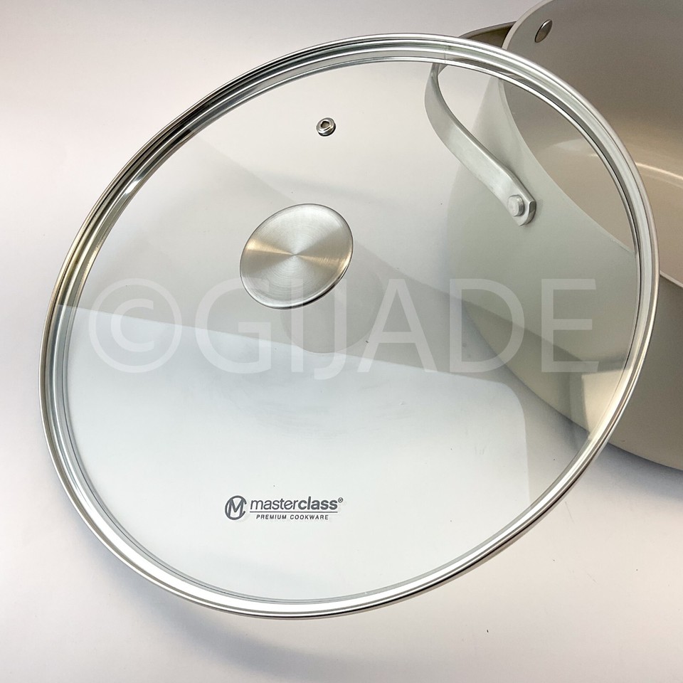 Masterclass Premium Cookware Stock Pot 11" 8-qt Casserole Pan Light ...