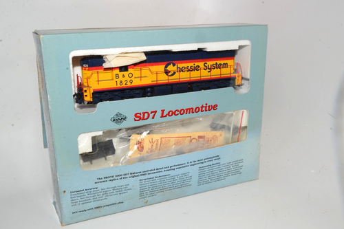 Proto 2000 #8919 HO B&O Chessie SD7 Diesel Locomotive #1829 | eBay