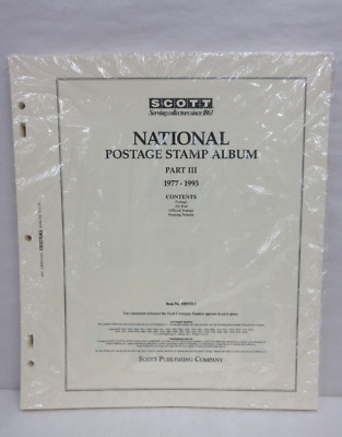 Scott National Series Stamp Album Pages United States Part 3 1977-1993 ...
