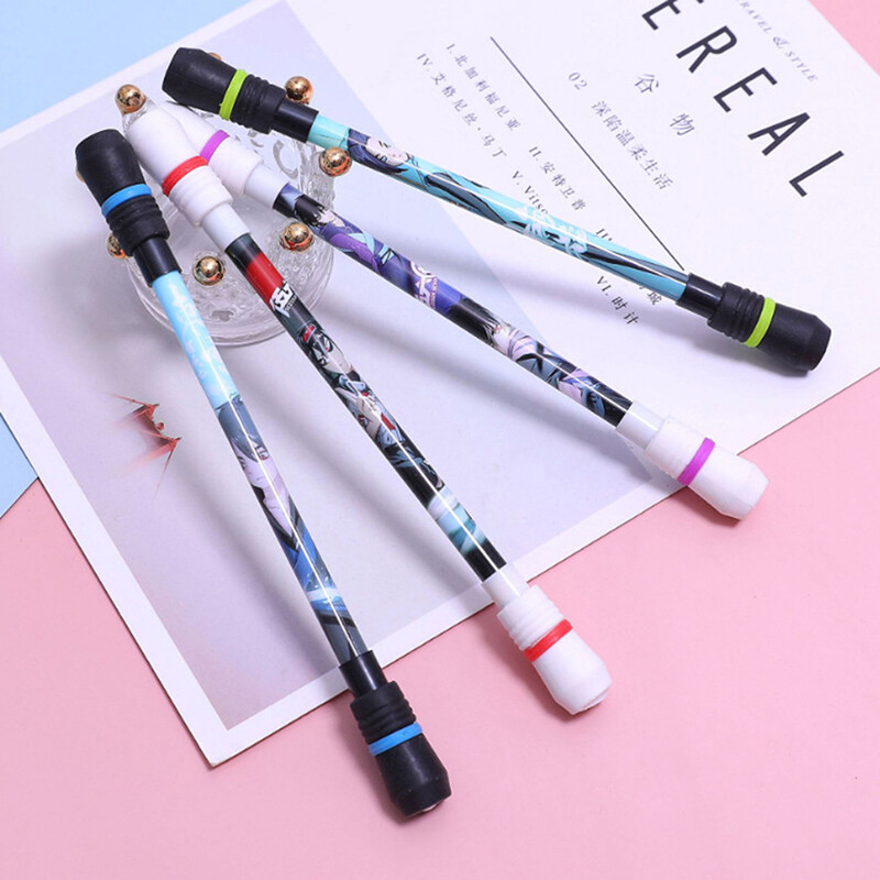 Spinning Pen Creative Random Flash Rotating Gaming Gel Pens for Student ...