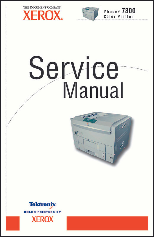 Xerox Phaser 7300 Printer Complete Service/Repair Manual 277 Page ...
