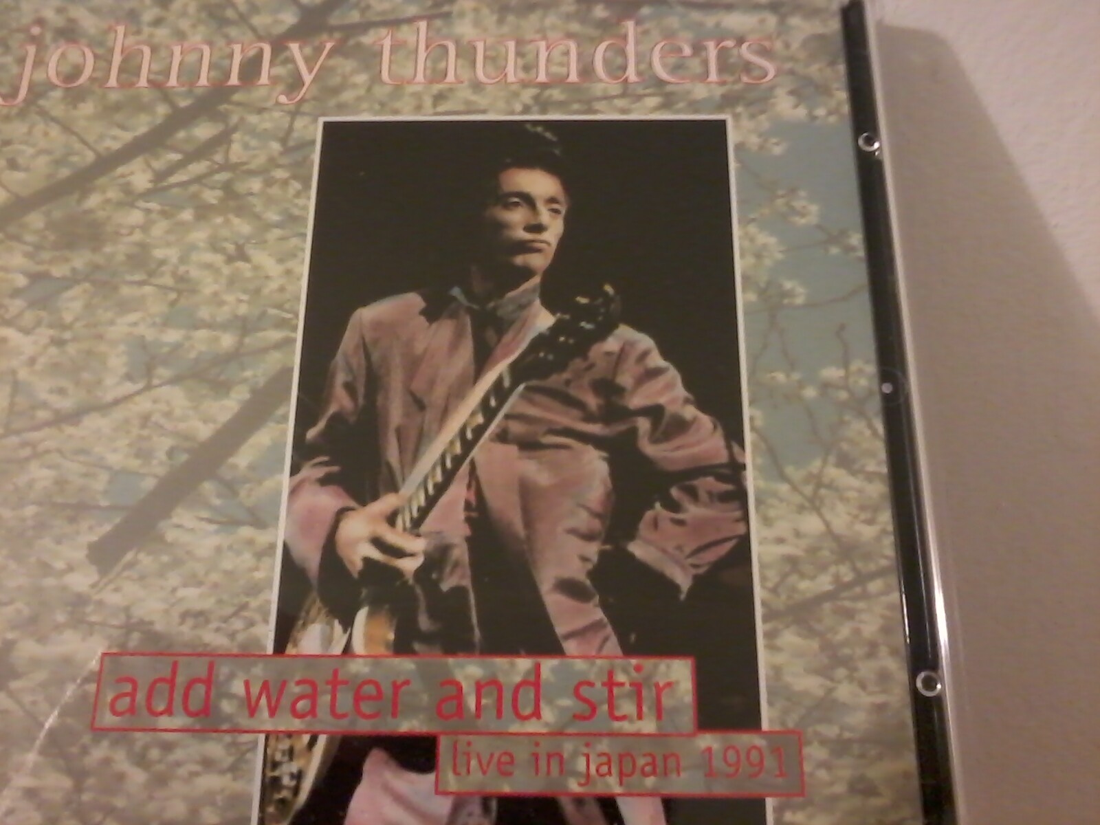JOHNNY THUNDERS Add Water & Stir, Live In Japan 1991 2-Disc CD Set POST ...