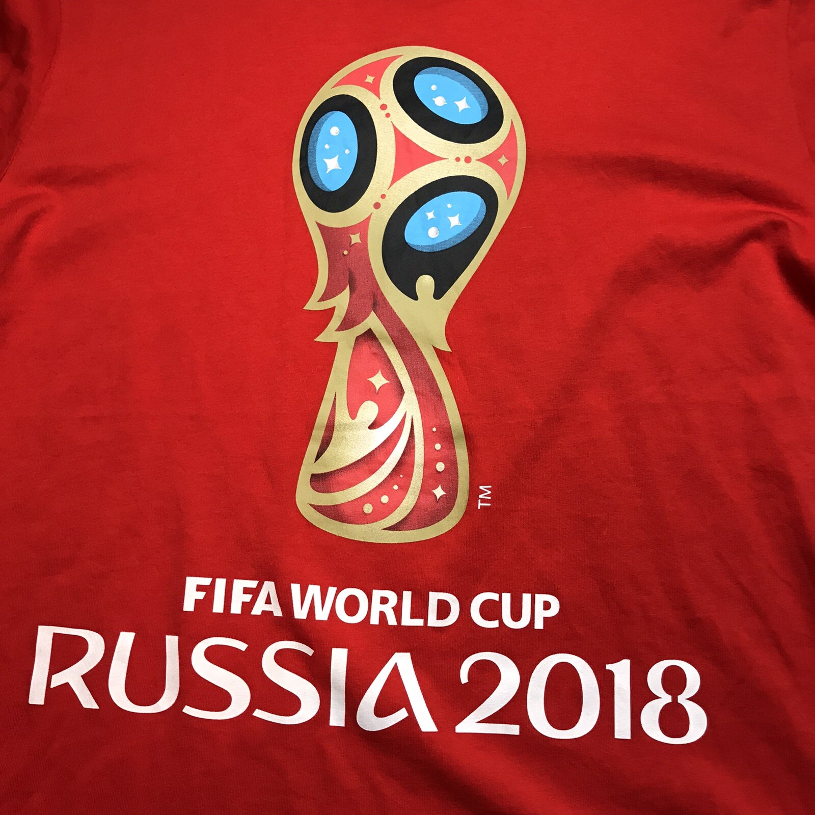Adidas FIFA World Cup Emblem Tee Russia 2018 Men’s Si… - Gem
