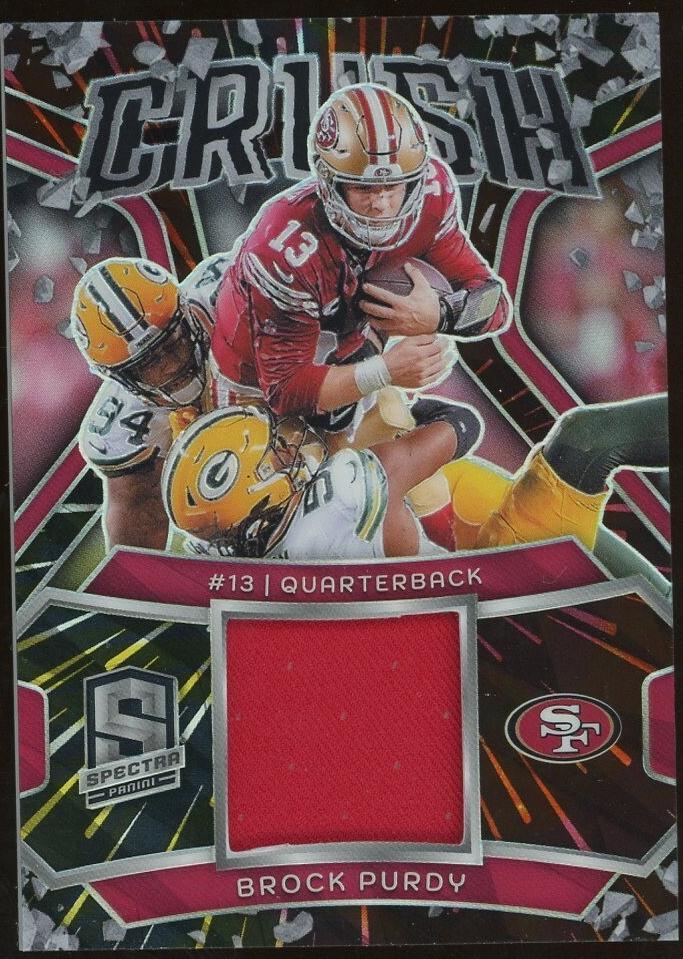 2024 Panini Spectra - Crush Brock Purdy #CRU-BPY Hyper Prizm /75 (MEM ...