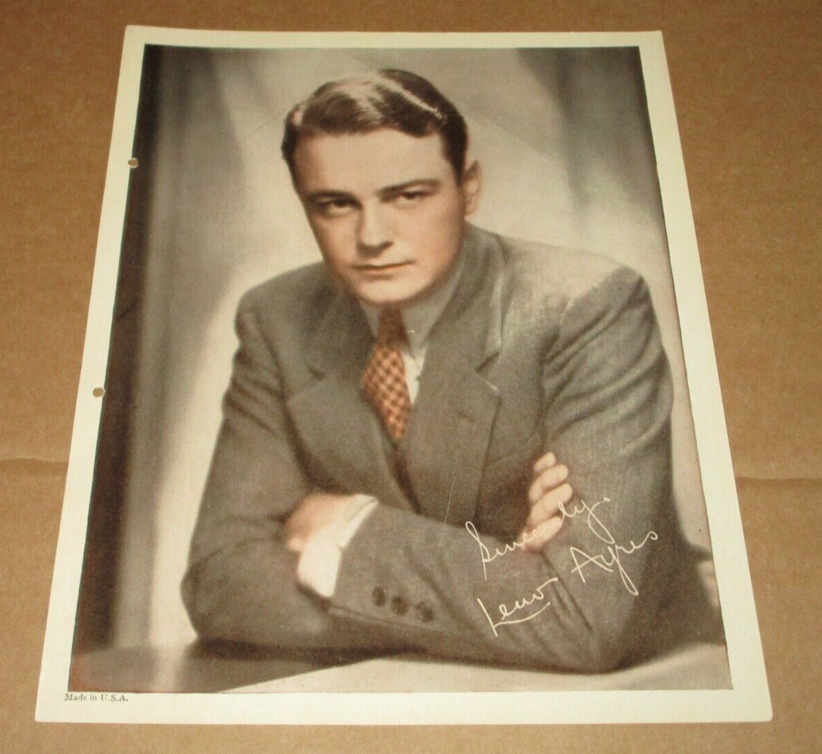 ORIGINAL MOVIE STUDIO FAN PHOTO ACTOR LEW AYRES | eBay