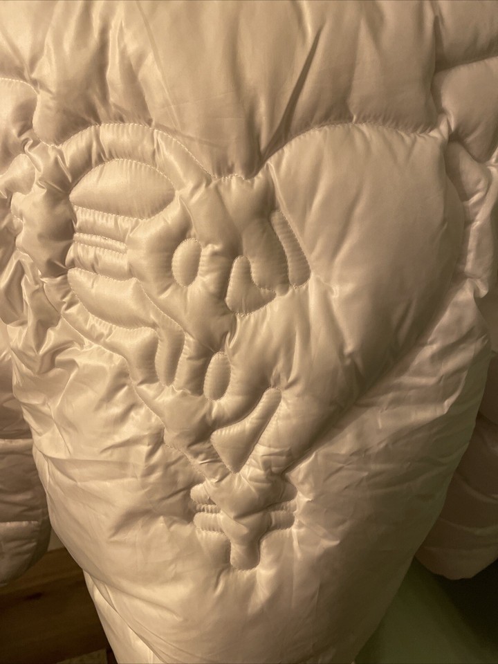 MOREMONEY MORELOVE LIGHT NINJA PUFFER WHITE JACKET MEDIUM HOODED | eBay