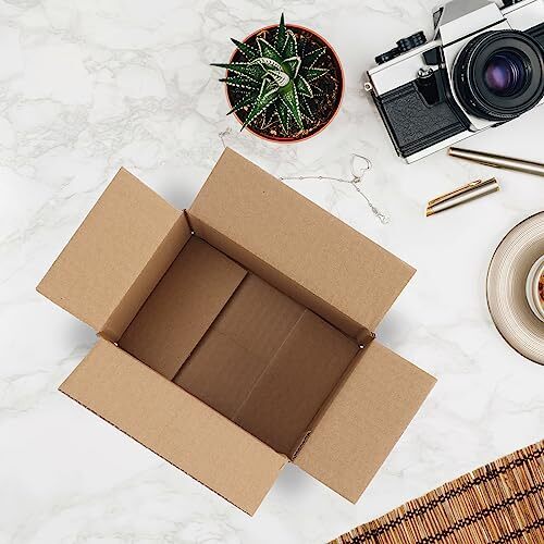 6x4x4 Shipping Boxes Set of 50 White Corrugated Cardboard Box for ...