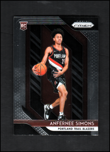 2018-19 Panini Prizm #61 Anfernee Simons RC Rookie Card TRAIL BLAZERS ...