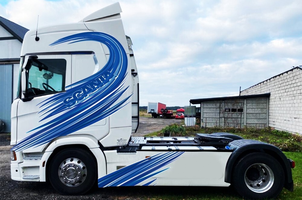 SET OF SCANIA BLUE LINE DECALS POLYMER FILM / 7 YEAR LIFE | eBay UK