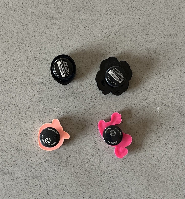 Lot Of 4-Authentic Jibbitz for Crocs Shoe Charms /peach, Flamingo ...