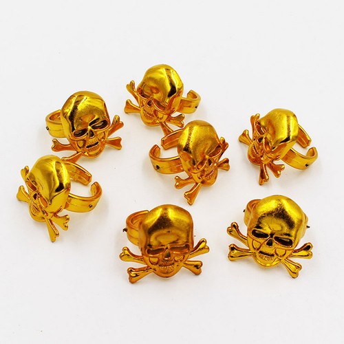 12 Pcs Pirate Decorative Rings Children's Jewelry Kids Accessories ...