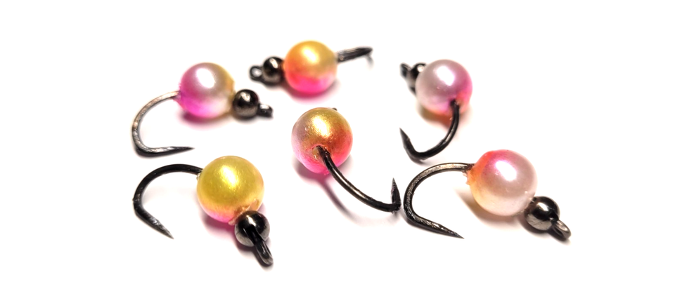 GLO BUG EGG - 6 Flies - UV TUNGSTEN BEADS - Egg Flies - Fly Fishing ...