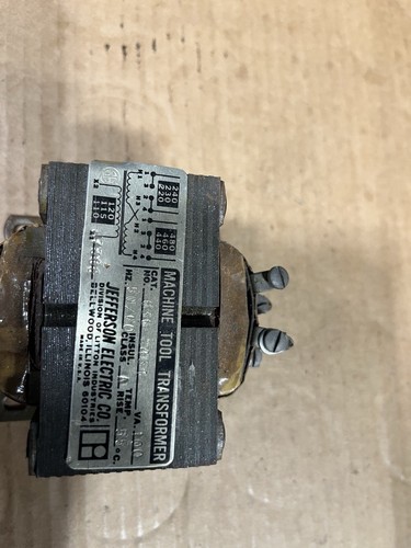 Jefferson Electric Machine Tool Transformer Cat#636-2431 | eBay