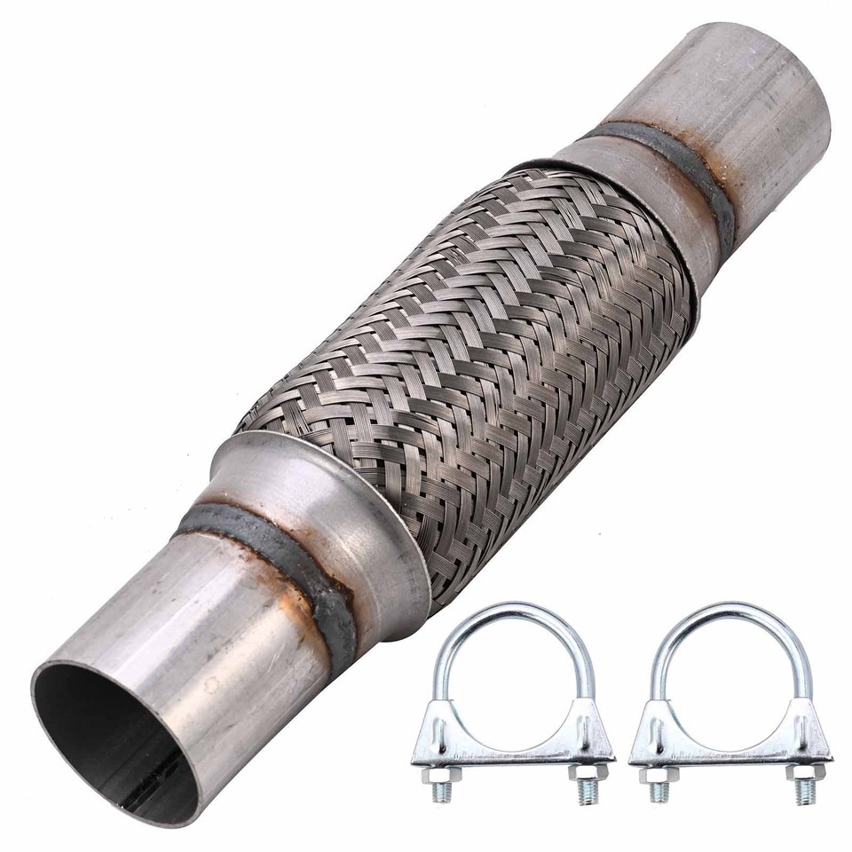 FLEXI PIPE FIT VAUXHALL CORSA D E EXHAUST FLEXIBLE REPAIR TUBE JOIN ...