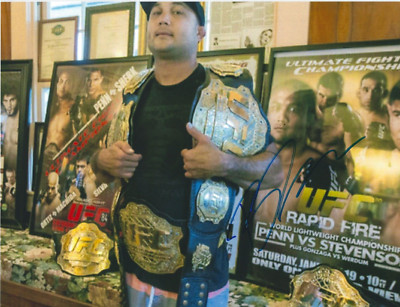 BJ PENN Signed UFC 8.5 x 11 Photo MMA Fighting FREE SHIPPING ...