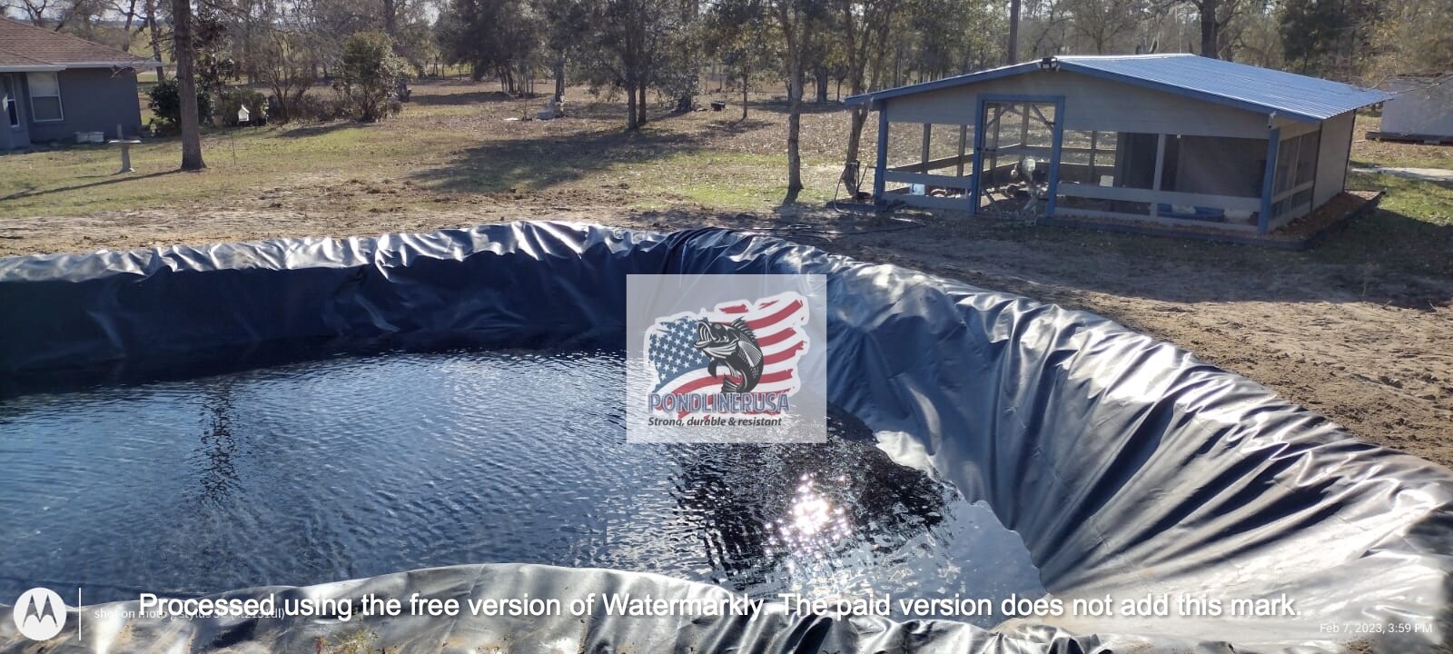 Pond Liner 30x50 Durable,Flexible,Waterproof for Features Fish,Plants ...