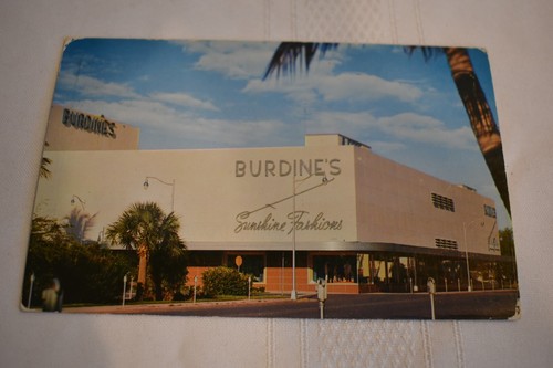 Burdine's Miami Beach Florida Advertising Postcard Havana Color ...