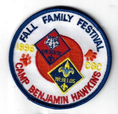 Fall Family Festival 1996 Camp Benjamin Hawkins CGC NVY Bdr. [GT-682 ...