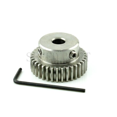 1pcs 1 Module Stainless Spur Gear 36 Teeth Bore 17mm Motor Gear Wheel ...