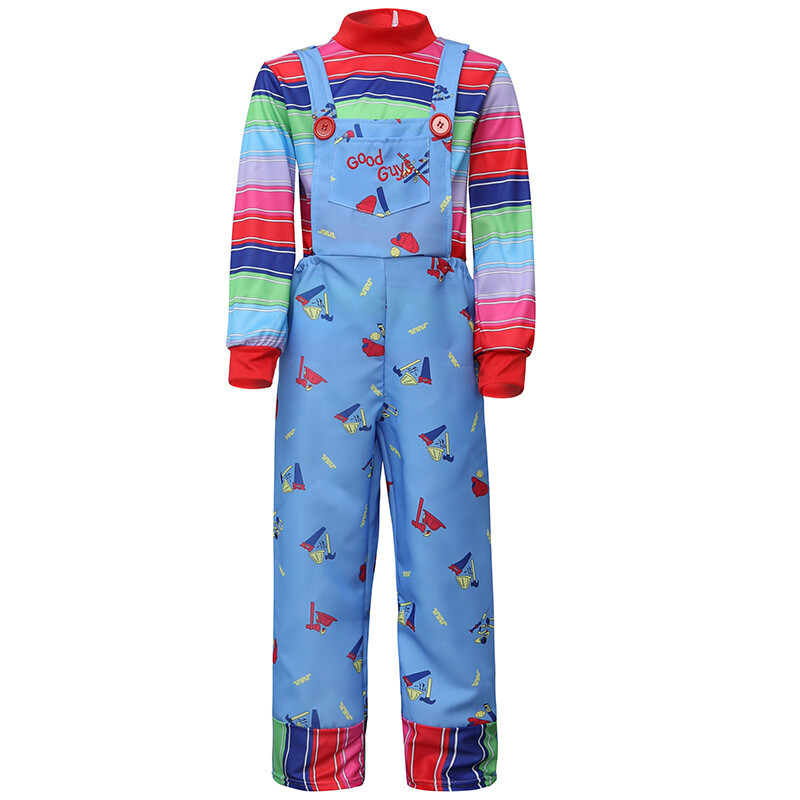 Boys Child's Play Cosplay Chucky Costume Girls Bride of Chucky Horror ...