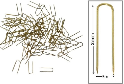 Jewelry Display U Pins Hanging Jewelry Mounting Tool Gold | eBay Australia