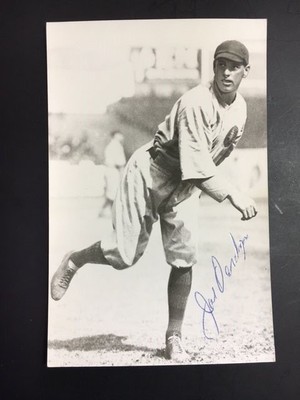 Joe Oeschger(D.86)Boston Braves Signed Postcard 1910-1919 Debut JSA ...