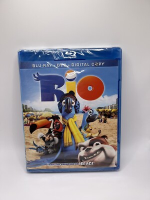 Rio (Blu-ray/DVD, 2011, 3-Disc Set, Digital Copy Unknown- Case Damaged ...