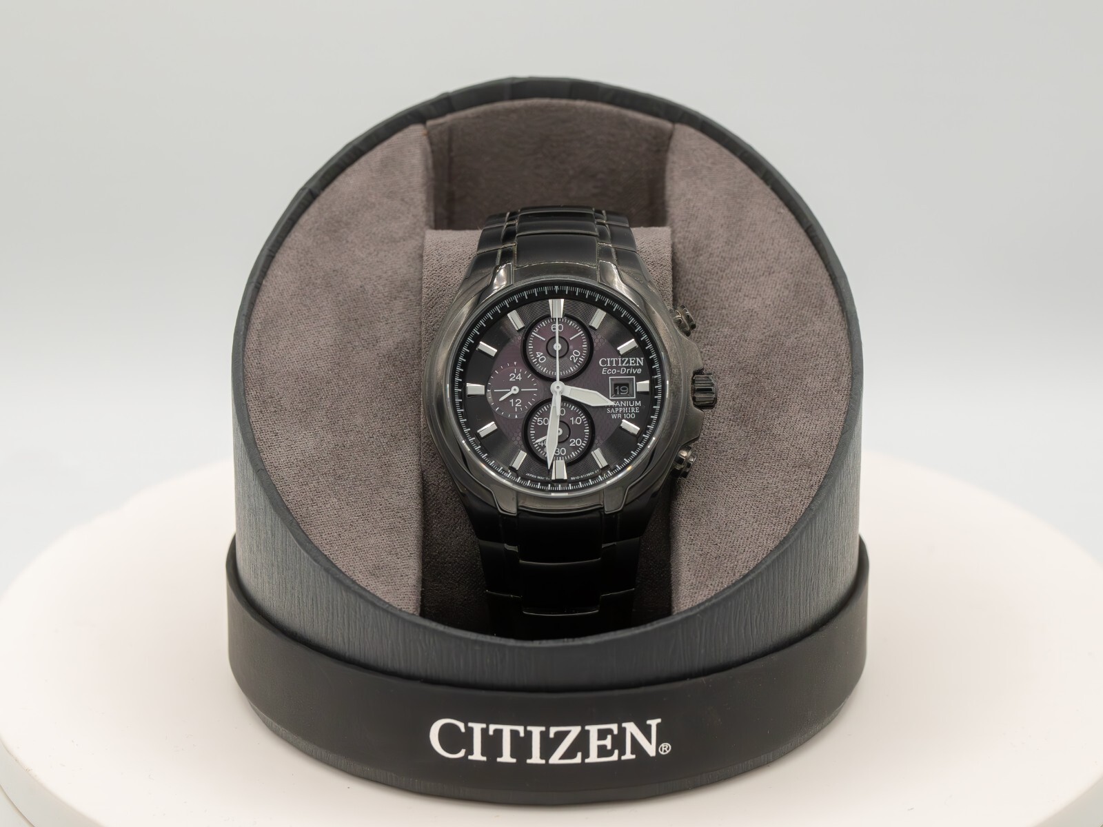 Men's Citizen Eco drive Titanium Sapphire WR100 B612-S078342 | eBay