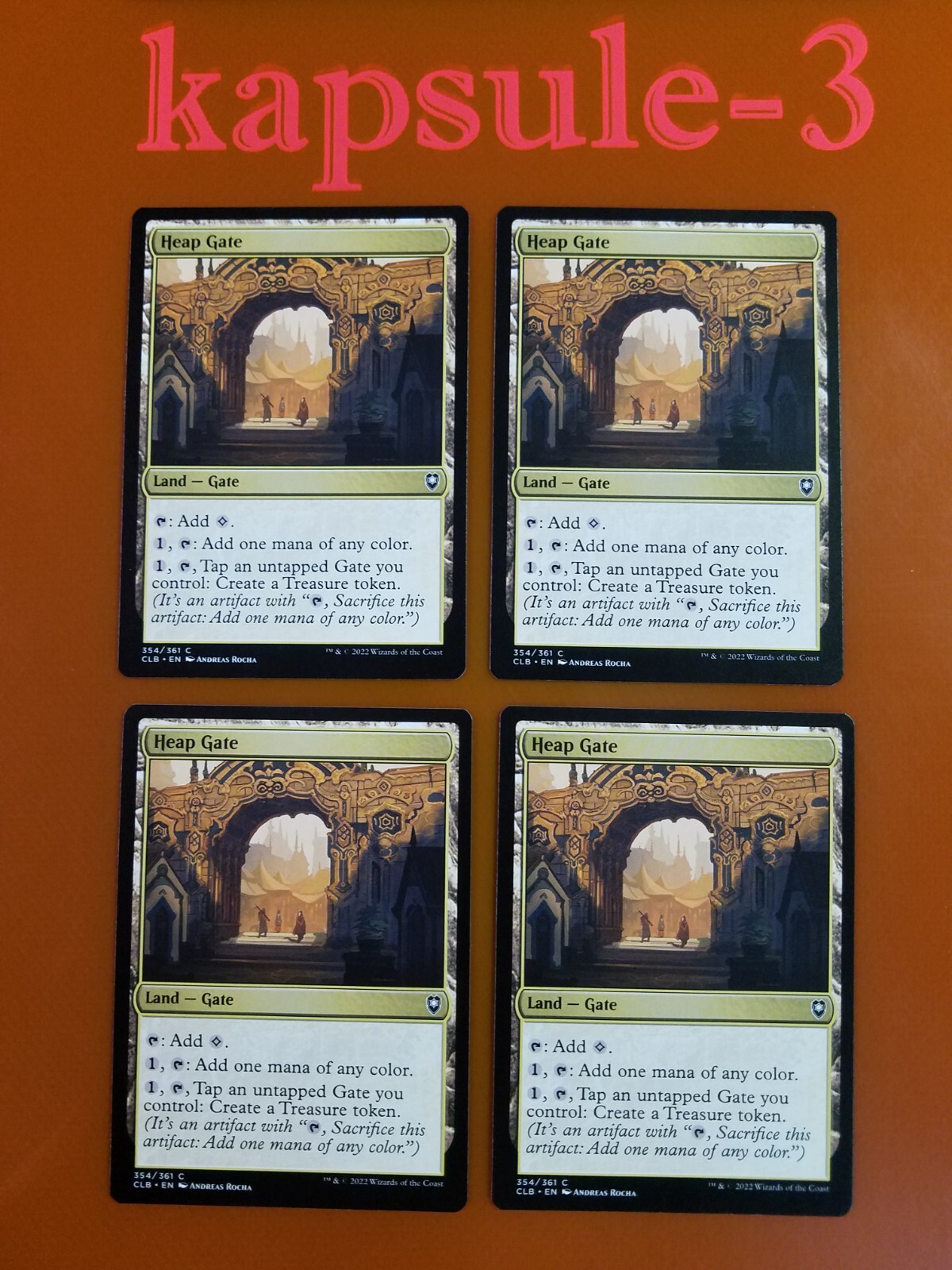 4x Heap Gate | Battle for Baldur's Gate | MTG Magic Cards | eBay