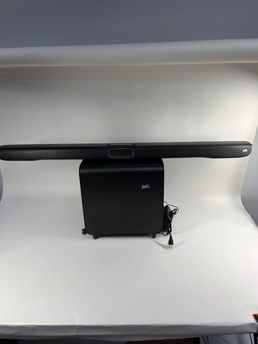 Polk Audio Soundbar with Wireless Subwoofer Speaker System Black SB1 ...