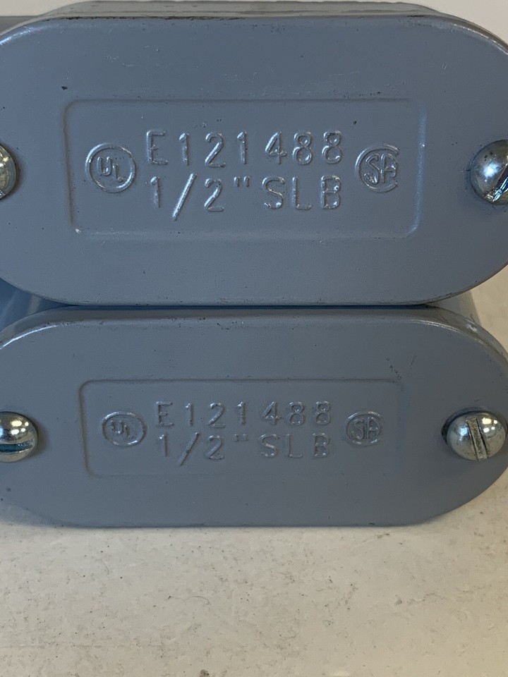 GENERIC PVC CONDUIT BODY E121488 1/2" SLB USED(Lot Of 2) FAST SHIPPING ...