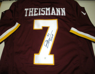 JOE THEISMANN WASHINGT REDSKINS BECKETT/COA SIGNED OFFICIAL LICENSED ...