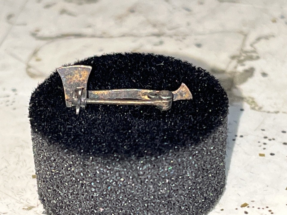 Vintage Modern Woodmen of America Hatchet Pin Axe Fraternal ~ Sterling ...