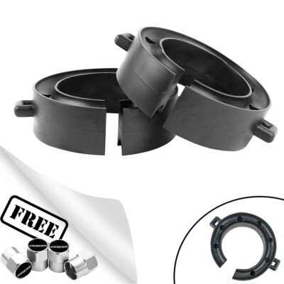 Caravan Towing Rear Suspension Coil Spring Rubber Spacers Assisters Kit ...