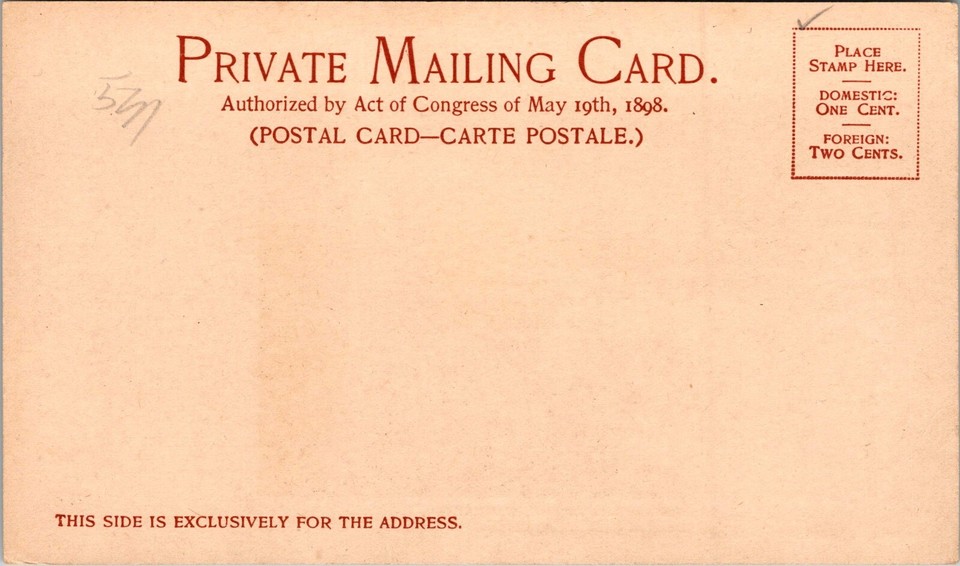 Tacoma & Mt Tacoma Washington Private Mailing Card 1902 Postcard C70 | eBay