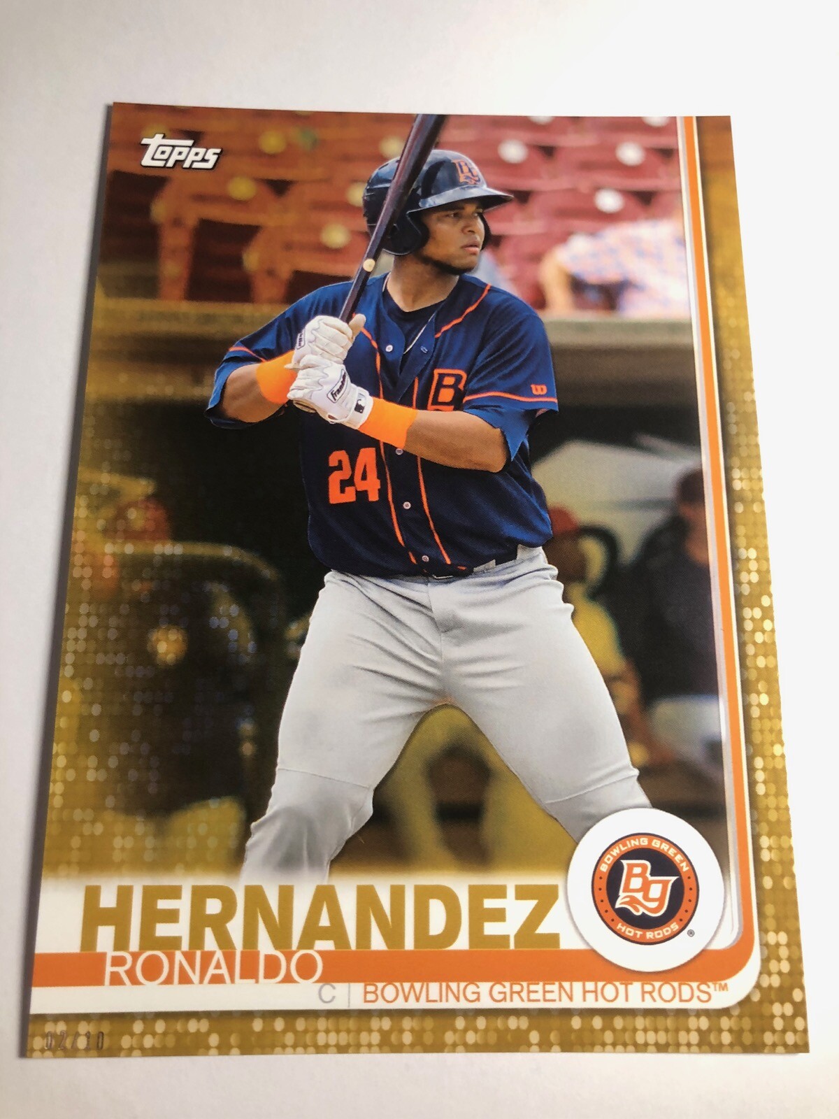 2019 Topps Pro Debut Jumbo 5x7 Ronaldo Hernandez Hot Rods 98 02/10 | eBay