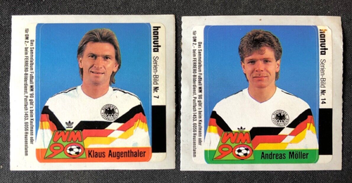 Hanuta Aufkleber / Sticker - Fußball WM 90 - Nr. 7, 14 | eBay