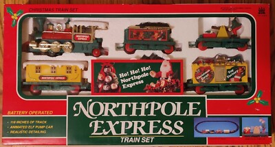 Vtg Toy State Industrial Corp. 1993 Northpole Express Christmas Train ...